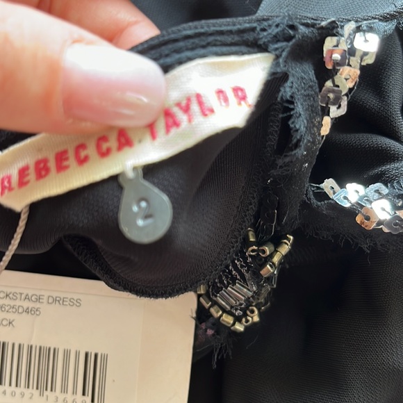 Rebecca Taylor | Dresses | Rebecca Taylor Black Backstage Dress | Poshmark
